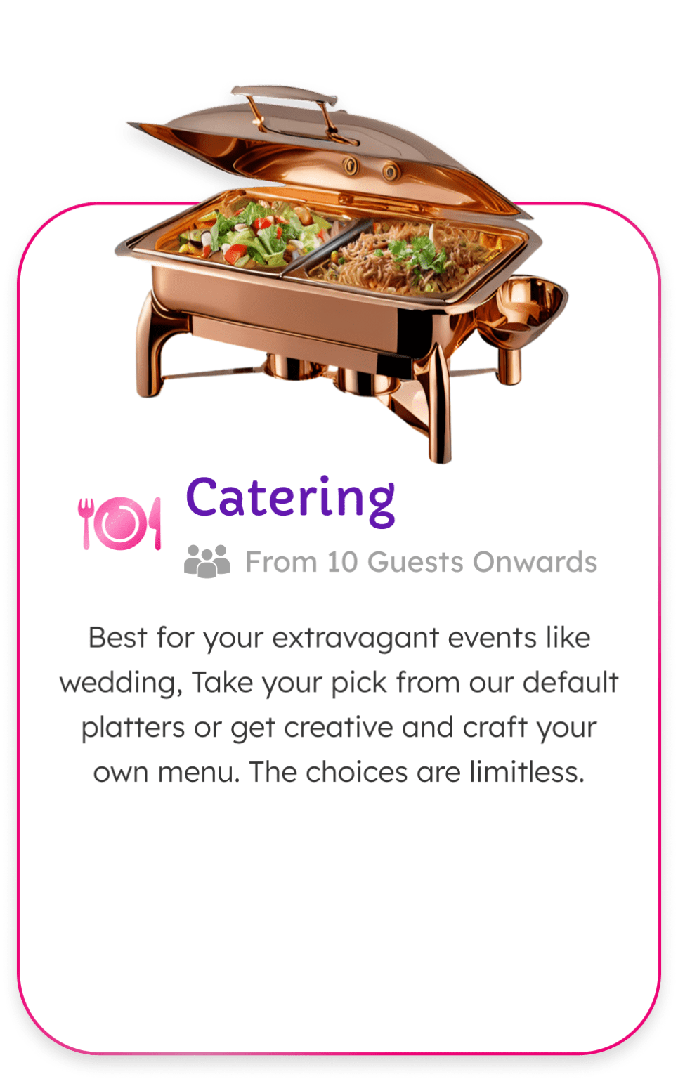 Craft my plate |Catering Services| Food Catering App